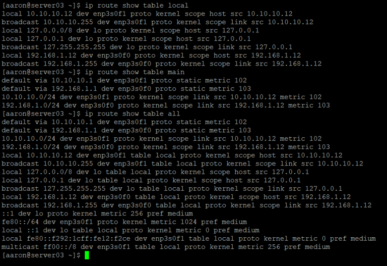 Multiple Interfaces with Routing – Aaron's Tech Blog