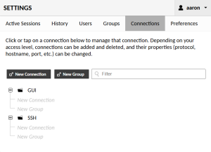 Configuring Guacamole in Docker with SSH and RDP Sessions – Aaron's Tech Blog