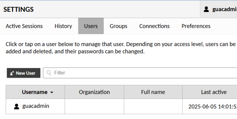 Configuring Guacamole in Docker with SSH and RDP Sessions – Aaron's ...